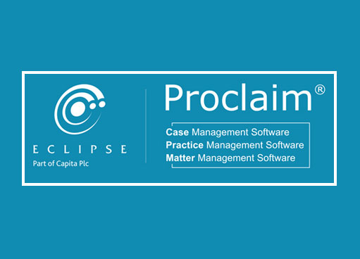 We use and recommend leading Case Management System - Proclaim
